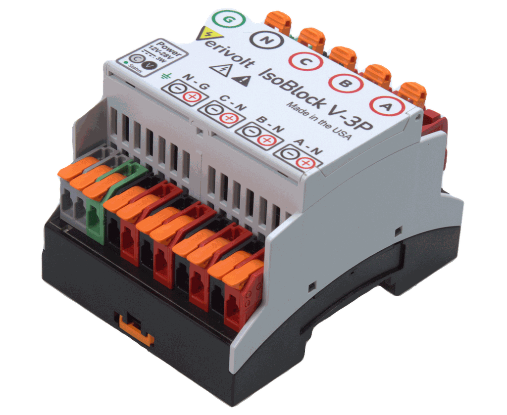 IsoBlock V-3P Galvanic Isolated Voltage Sensor | Verivolt